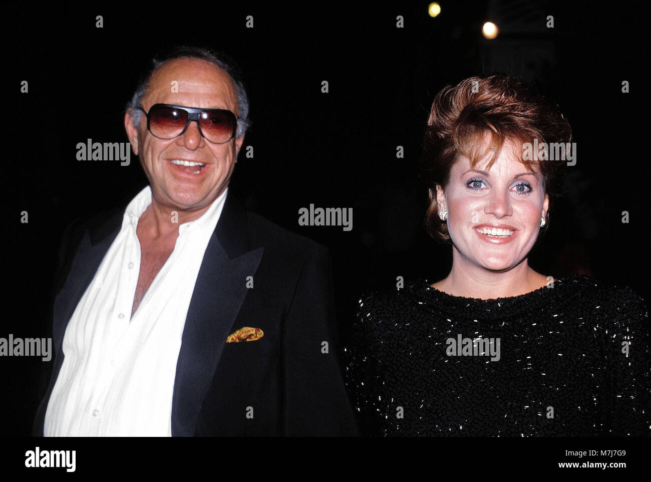 Lorna Luft and Sid Luft on September 1, 1985 in New York City. Credit ...