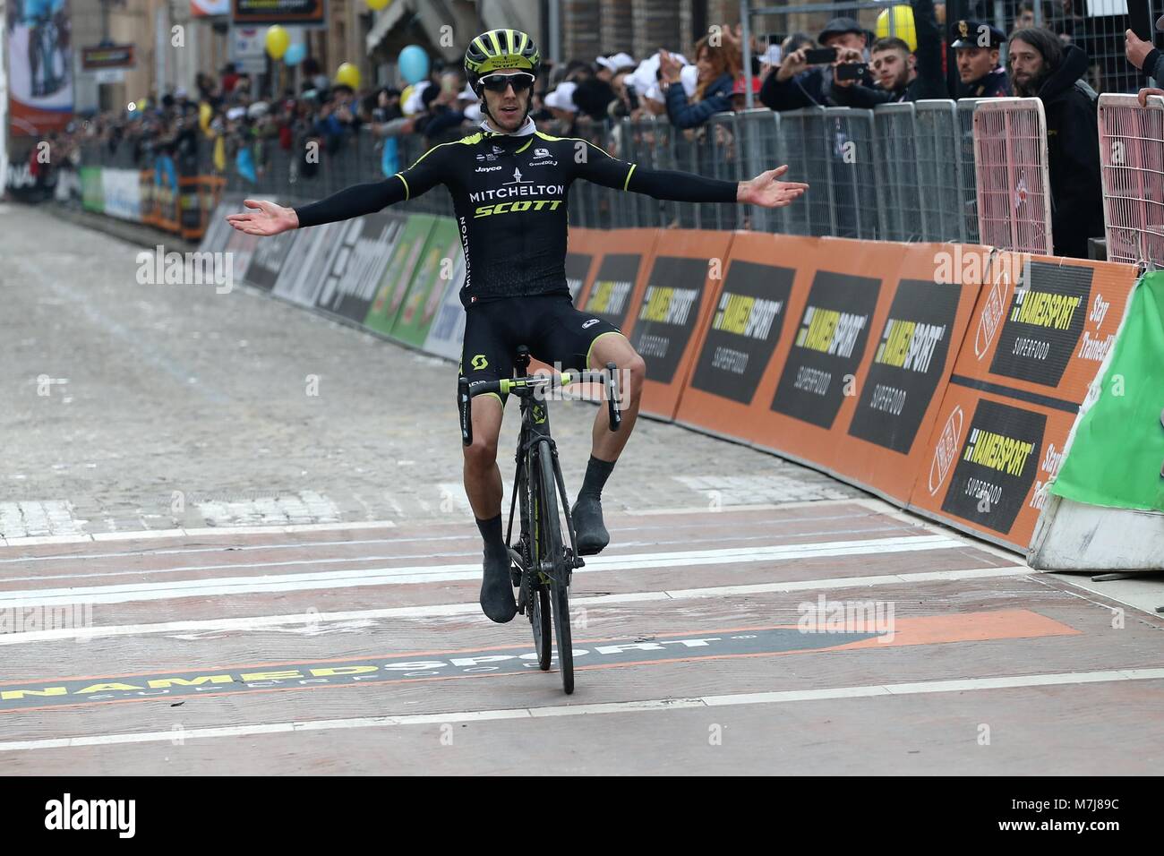 Foligno, Italy. 11th March, 2018. UCI Cycling World Tour, Tirreno ...