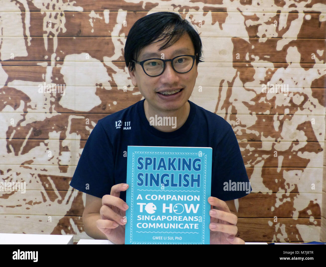 04 January 2018, Singapore, Singapore: The author Gwee Li Sui presents ...