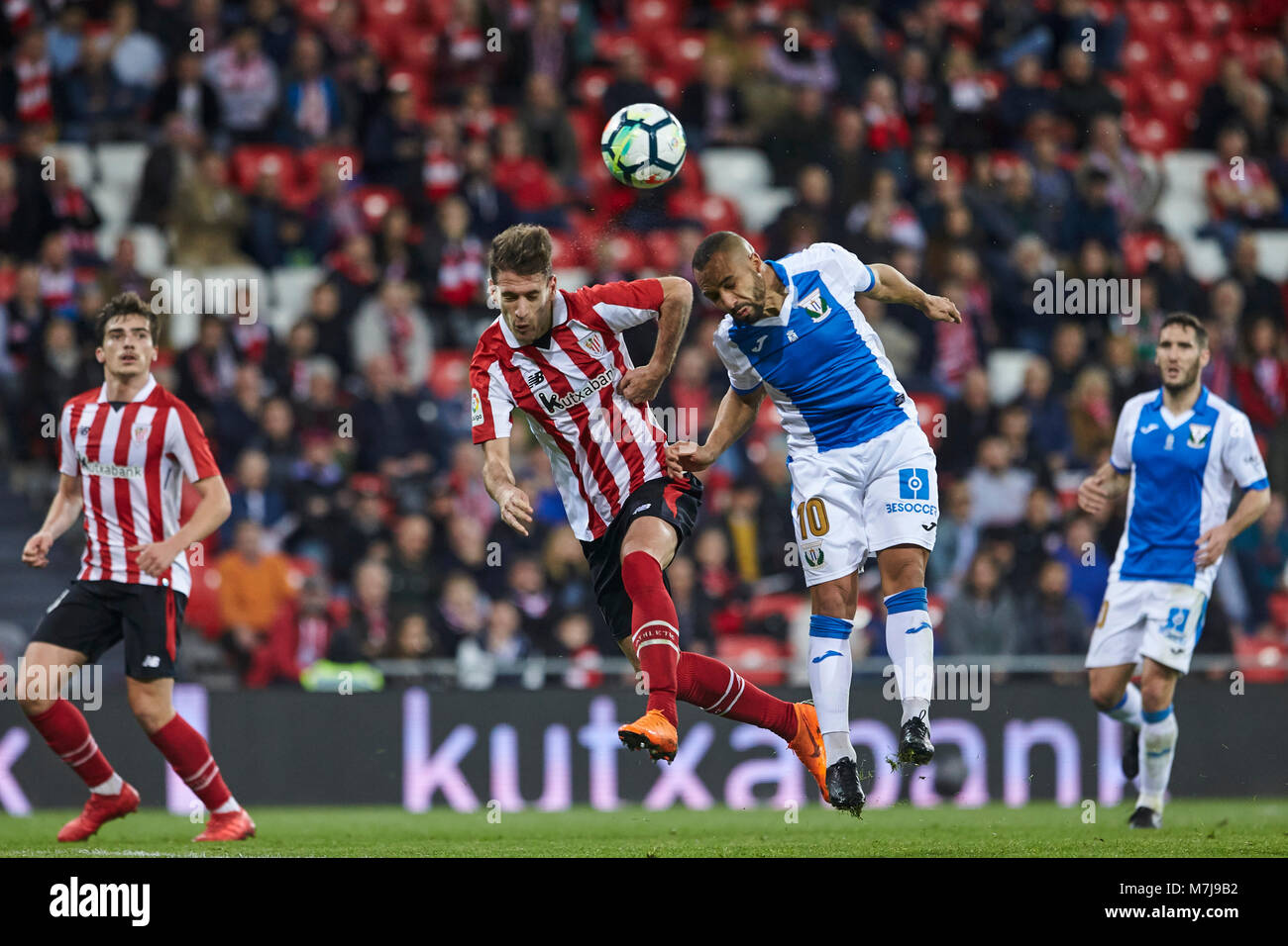 (3) Enric Saborit, (10) Nabil EL Zhar during the Spanish La Liga soccer ...