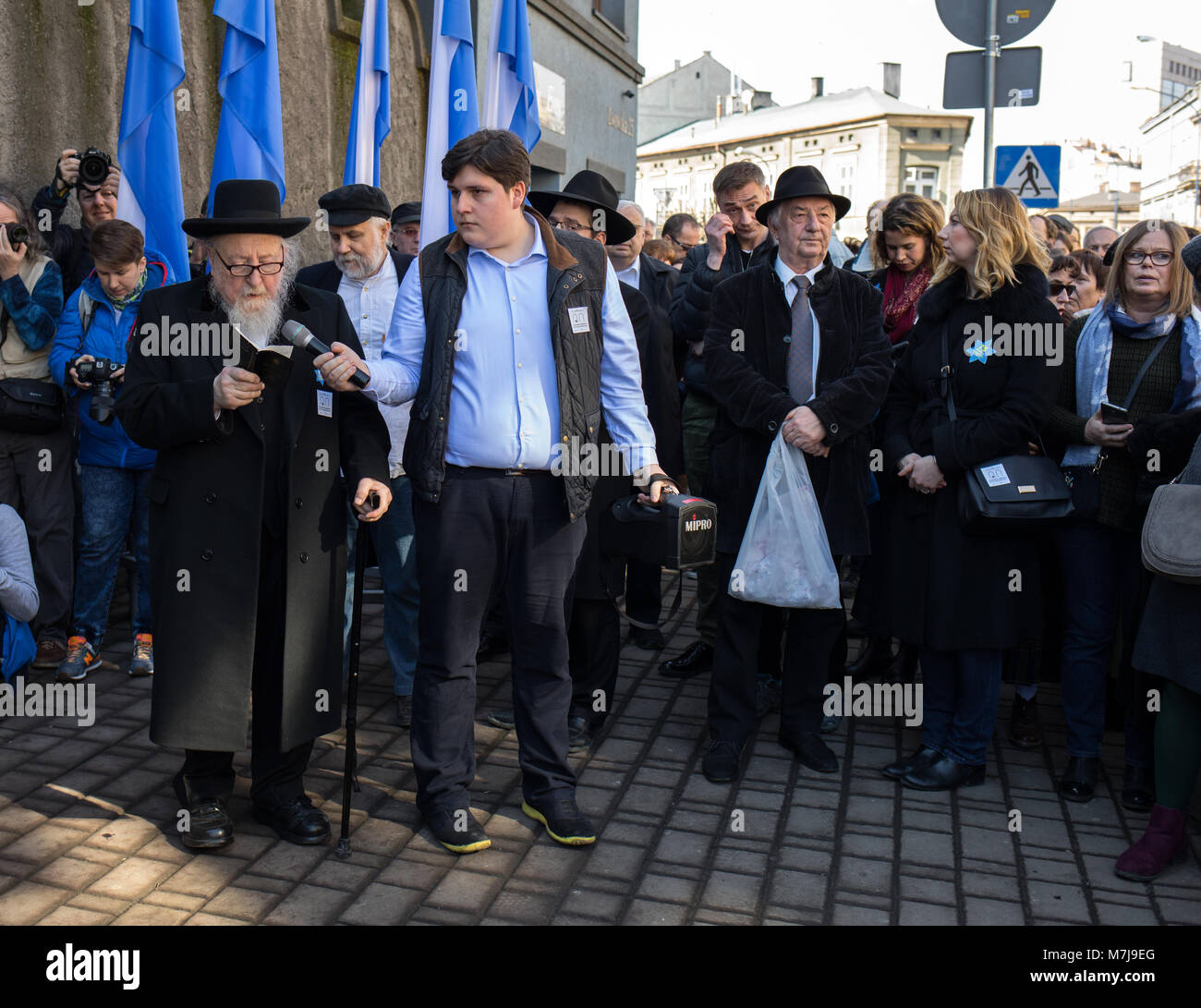 Krakow, Poland. 11th March, 2018. The 75th Anniversary of the Krakow ...