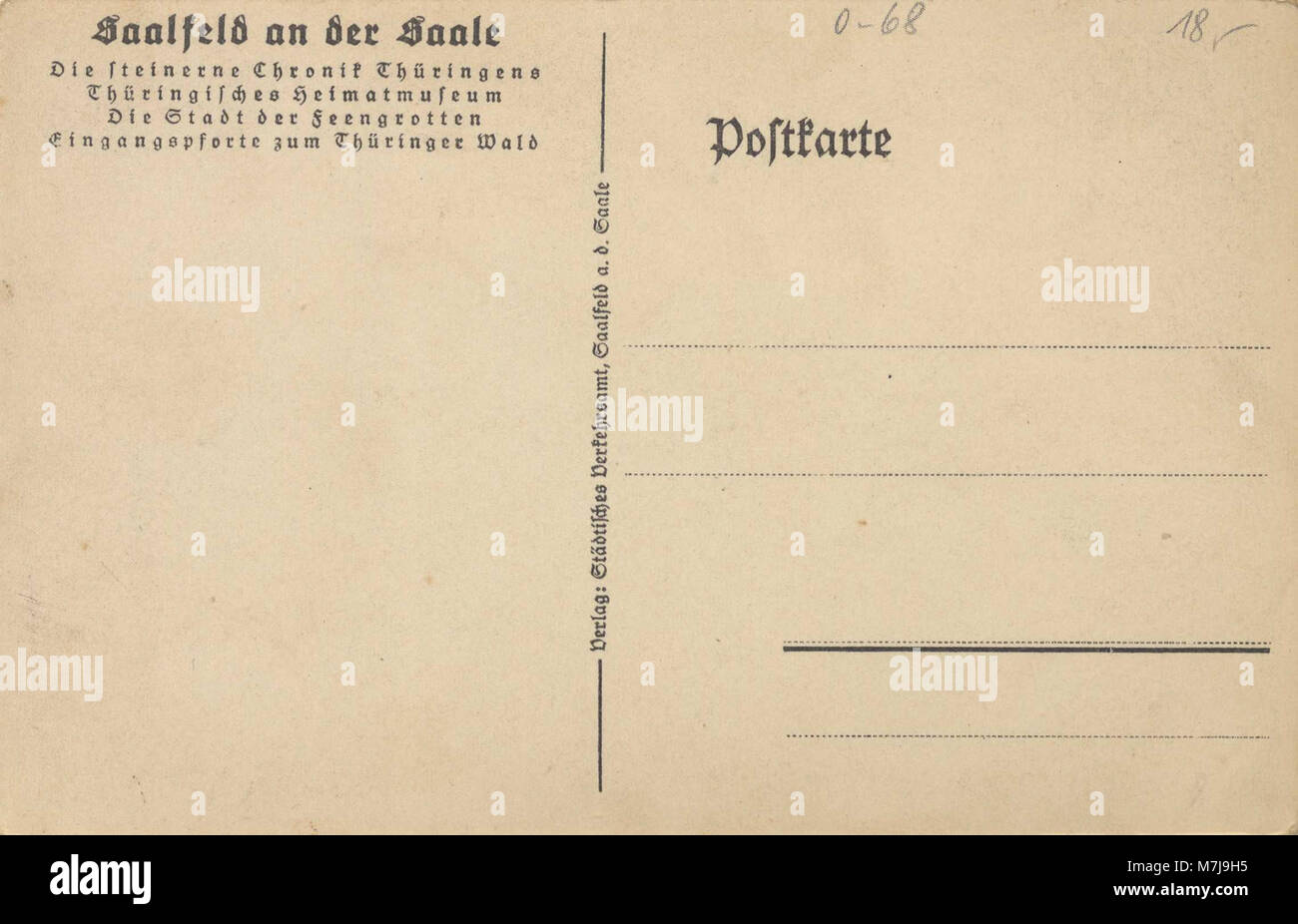 A historical postcard depicting the reception of Salzburg emigrants in ...
