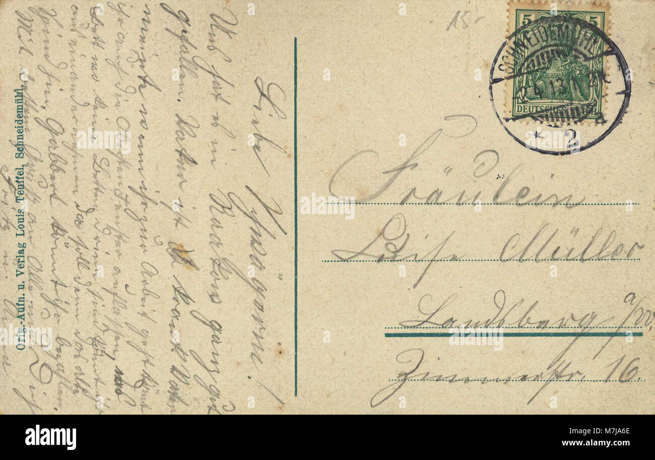 This postcard from Posen (now Poznań, Poland) depicts the Imperial Post ...