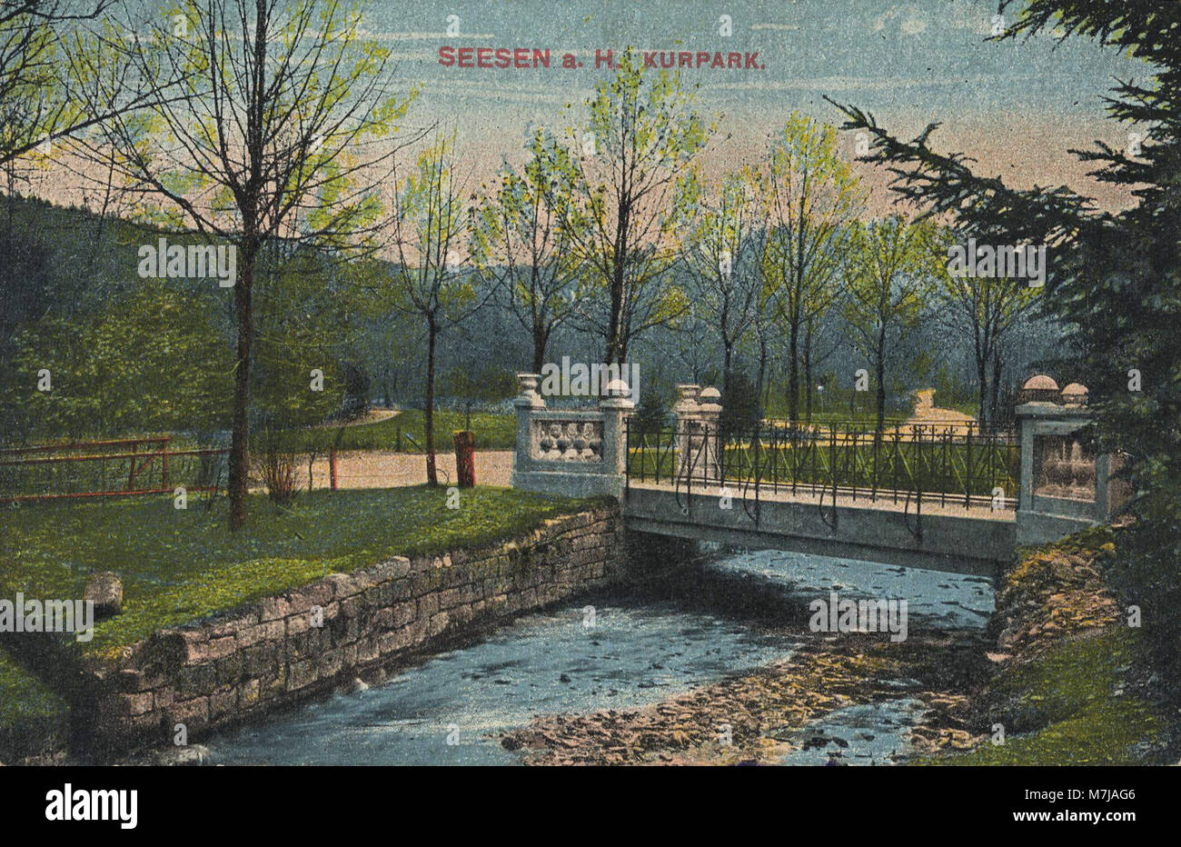 Seesen, located in Niedersachsen, Germany, is shown in this historical ...