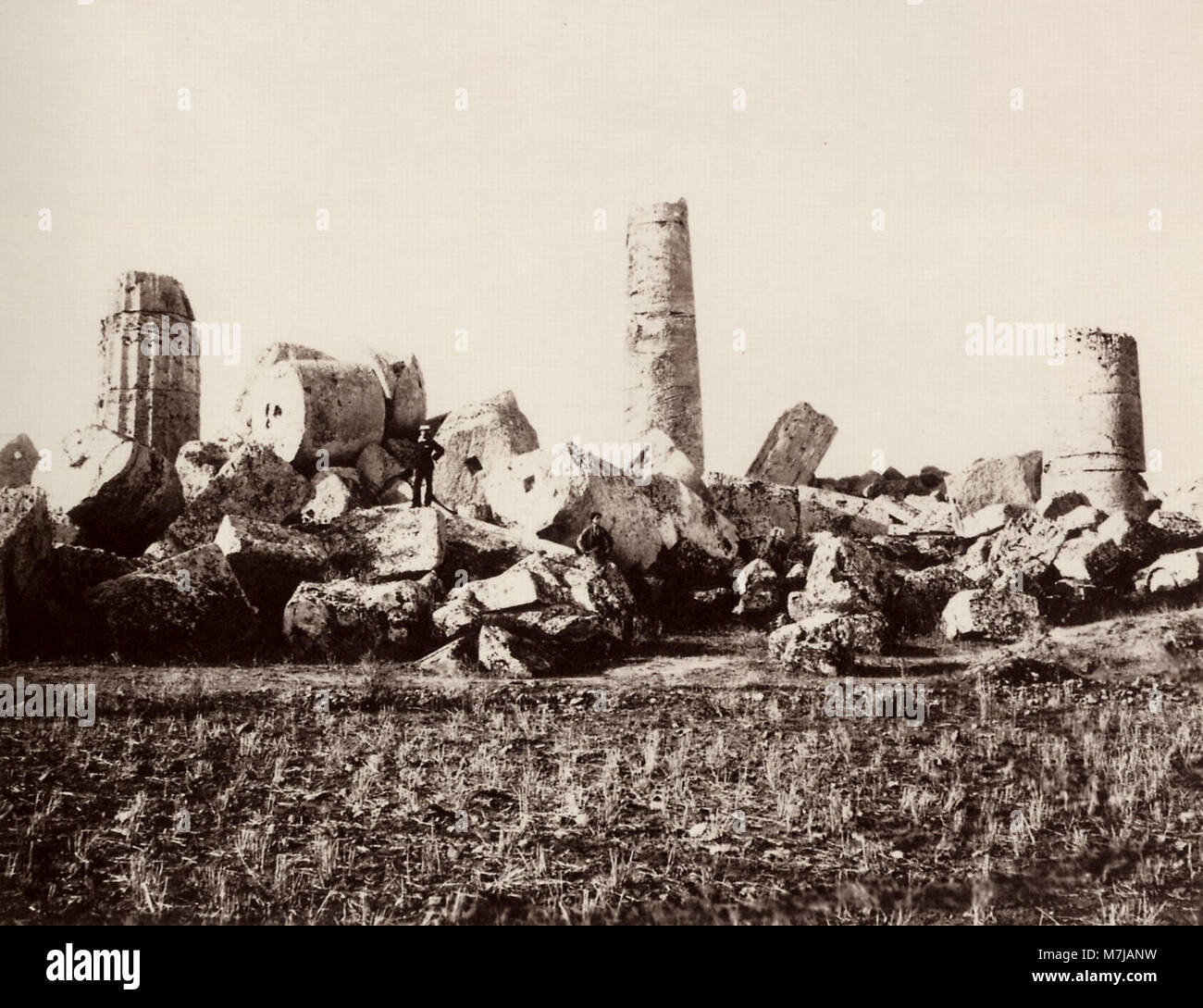 Sommer, Giorgio - Apollo Tempel bei Selinunte (Zeno Fotografie Stock ...