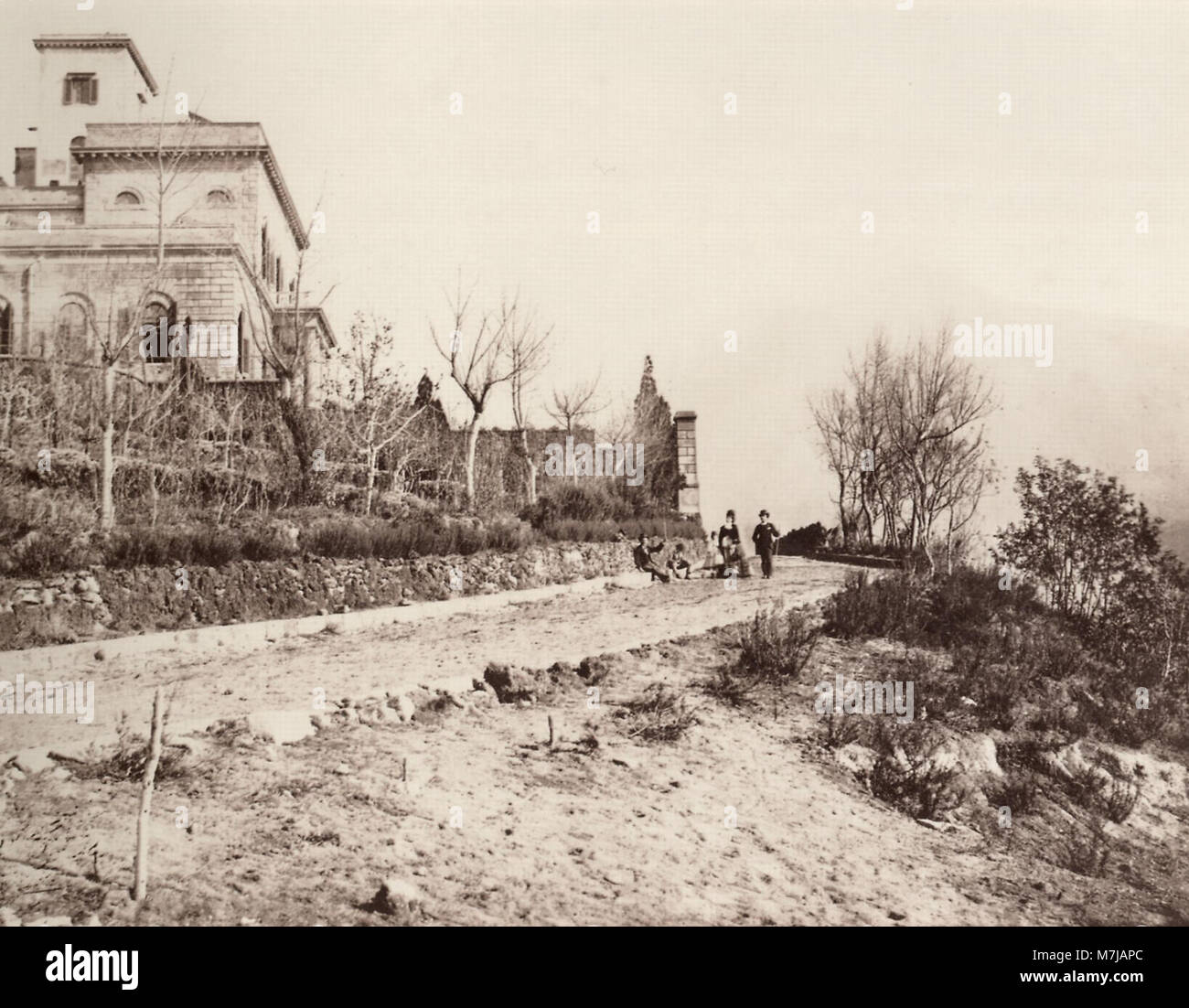 Giorgio Sommer’s photograph of the Vesuvius Observatory captures the ...