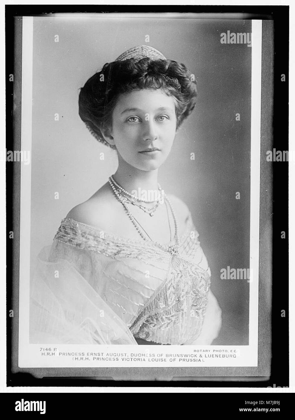 Princess August Ernst of Germany is depicted in a royal portrait ...