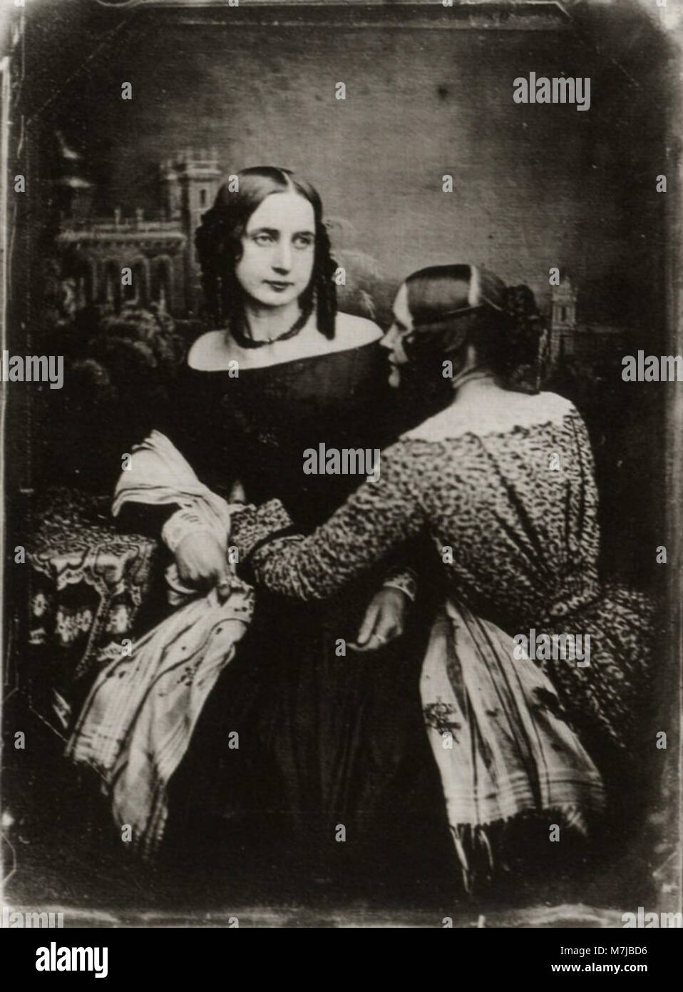 Carl Ferdinand Stelzner's photograph of Anna Henriette Stelzner with ...