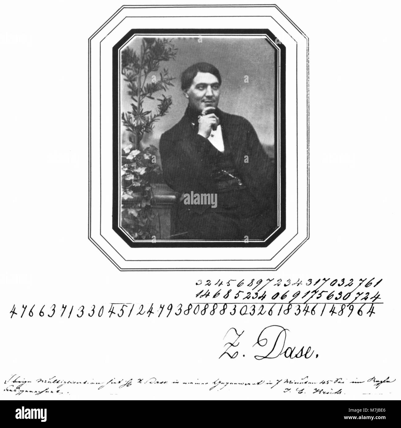 This photograph features Carl Ferdinand Stelzner, alongside Zacharias ...