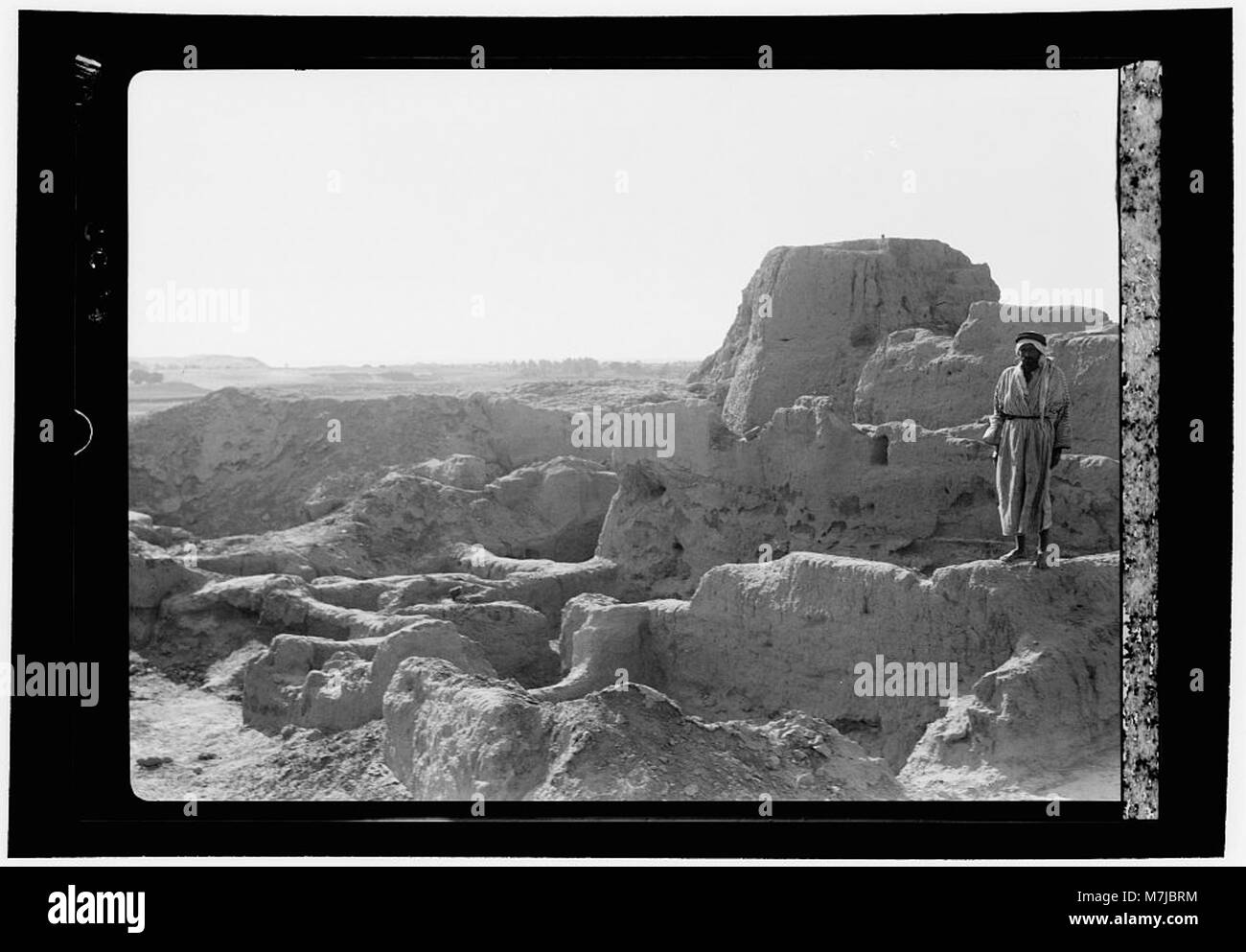 Excavation site in Wady Ghazzeh, located south of Gaza, showing debris ...