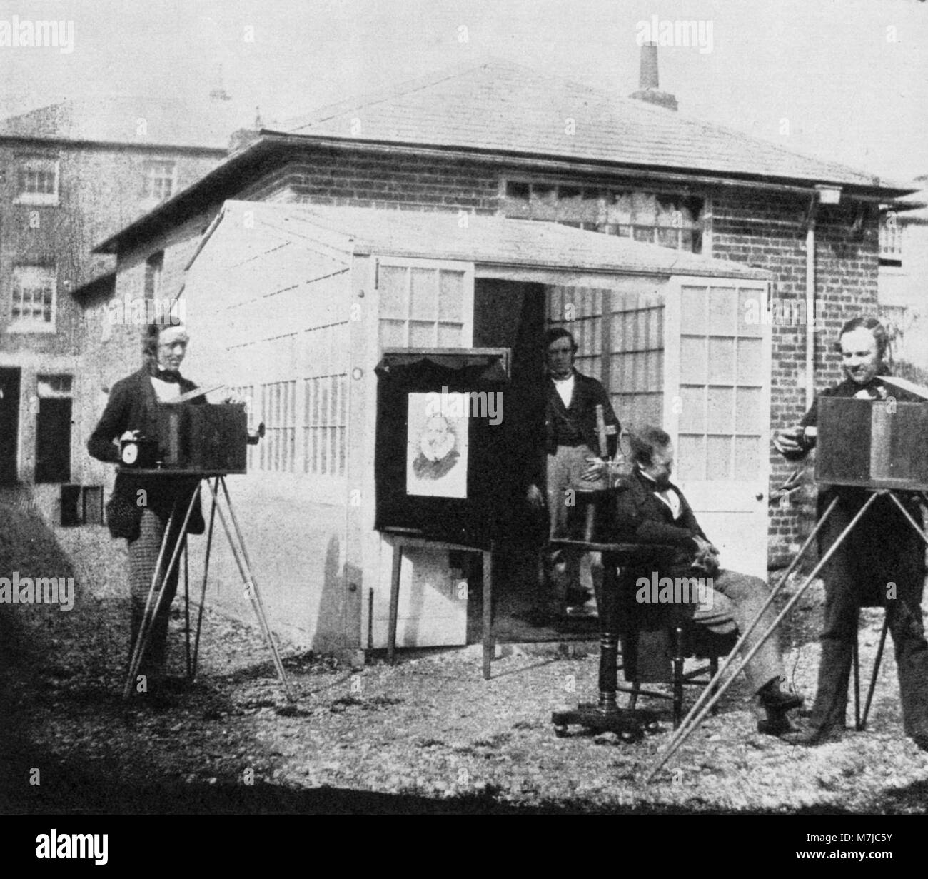 Fox talbots first photograph Black and White Stock Photos & Images - Alamy