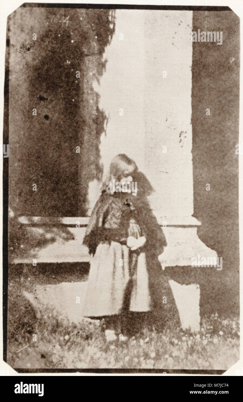 This early photograph by William Henry Fox Talbot shows his daughter ...