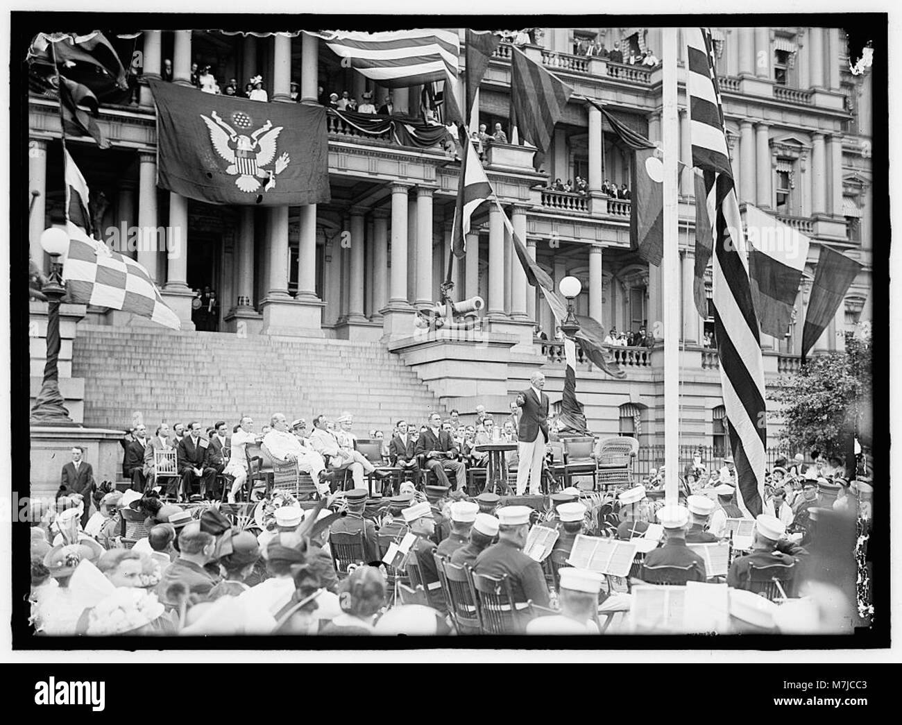 FLAG DAY. FLAG DAY EXERCISES, STATE, WAR AND NAVY BUILDING. WILSON ...