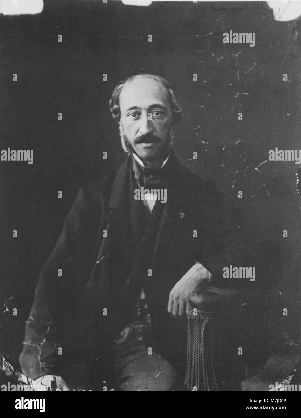 Photograph of Alexandre Becquerel, a renowned French physicist ...