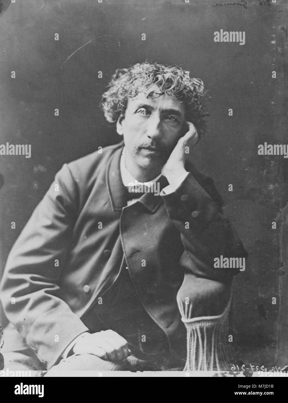 A portrait of Charles Garnier, the French architect best known for ...