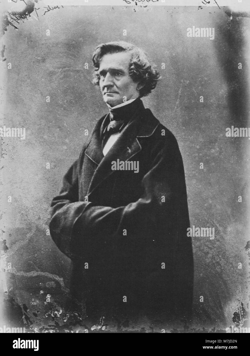 A photograph of Hector Berlioz (1803-1869), the famed French composer ...