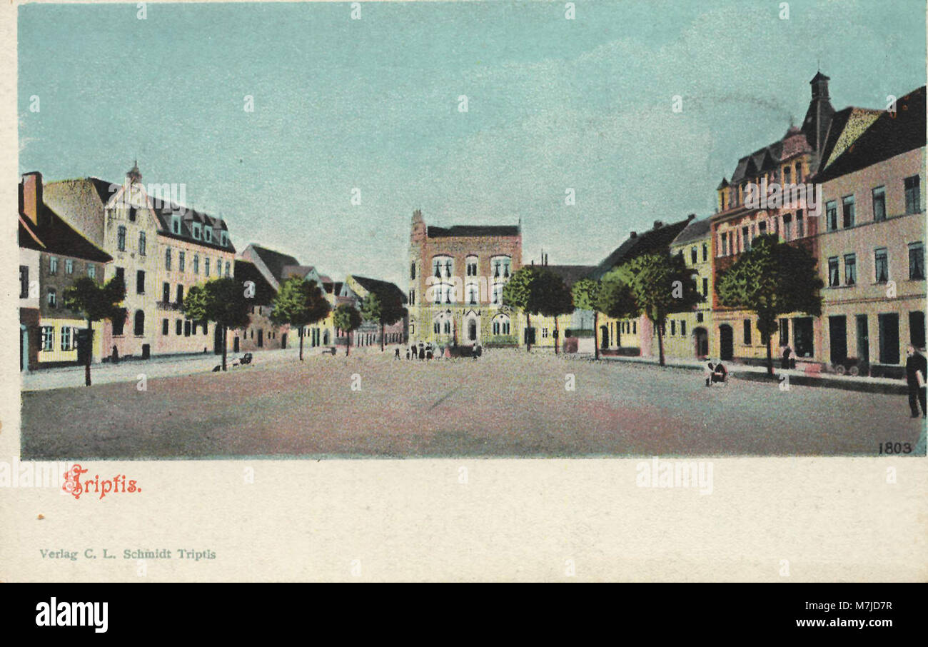 A street view of Triptis in Thuringia, Germany, showcasing its ...