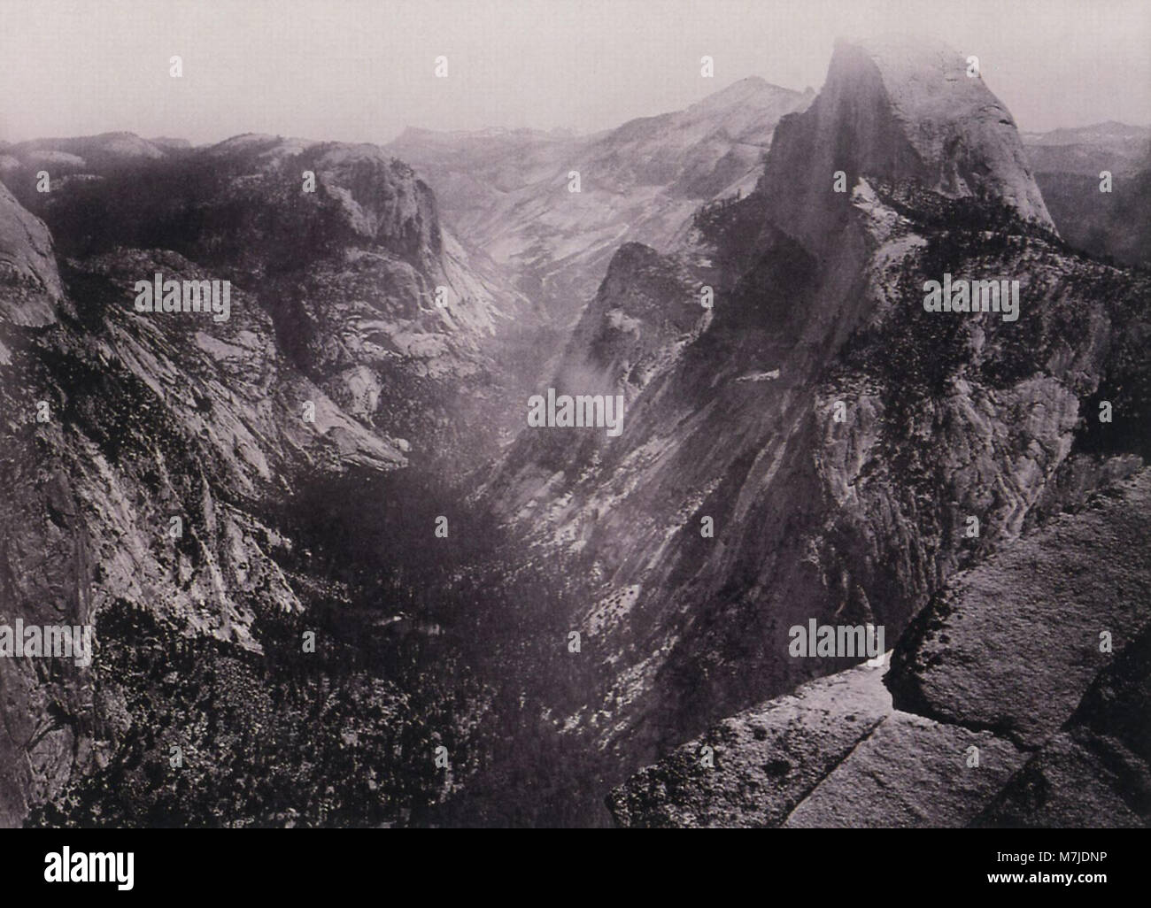 A stunning photograph of Half Dome in Yosemite Valley by Carleton ...