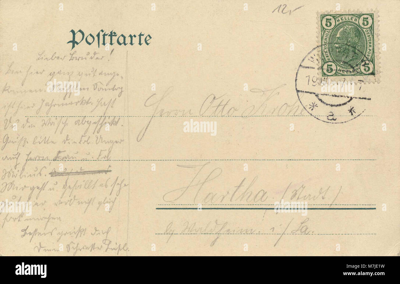 A vintage postcard from Weipert, Schlesien (now part of Poland ...