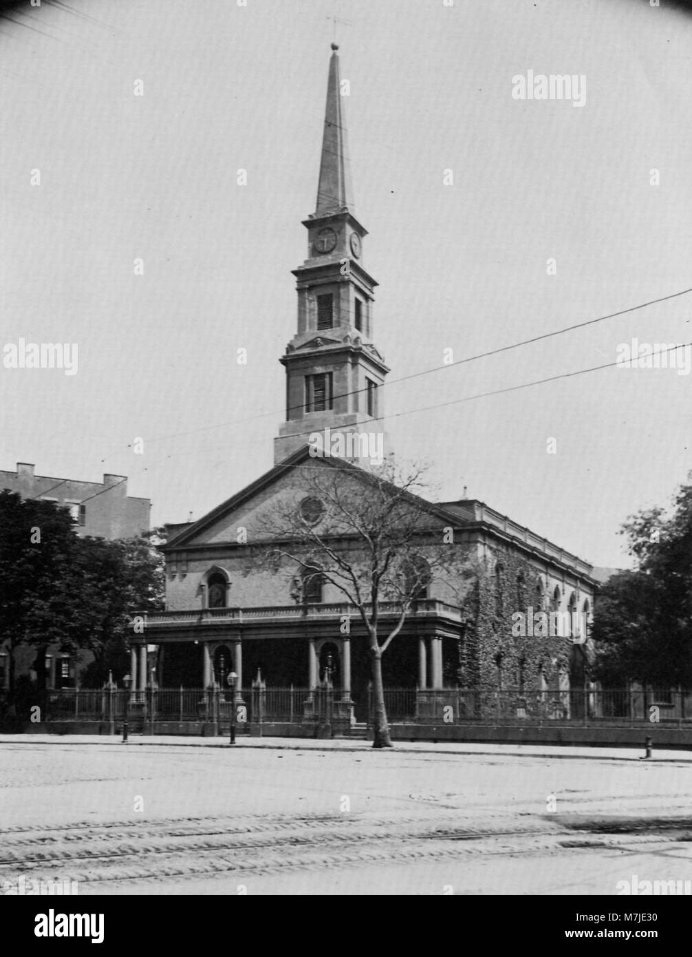 A photograph of the St. Mark's Church, taken by Edward Wenzel. The ...