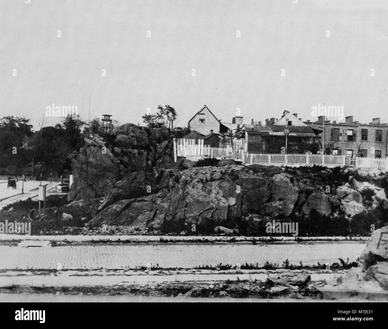 Edward Wenzel captured the entrance to Mount Morris Park in this ...