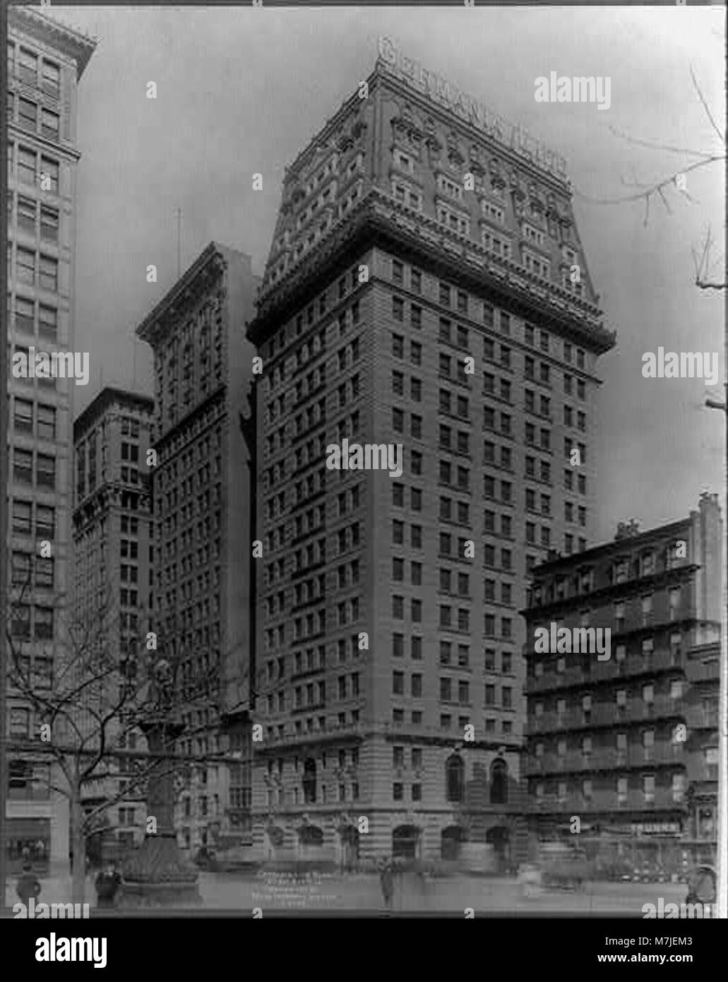 Photograph of the Germania Life Building located at the intersection of ...