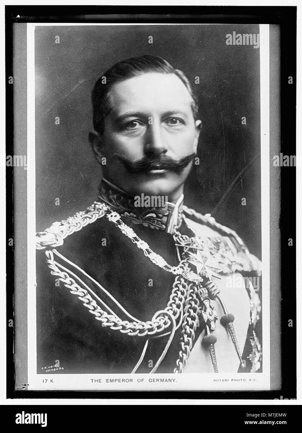 This image features Emperor Wilhelm of the German Royal Family ...