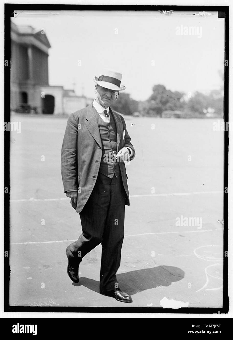 A portrait of Carter Glass, a prominent Virginia politician who served ...