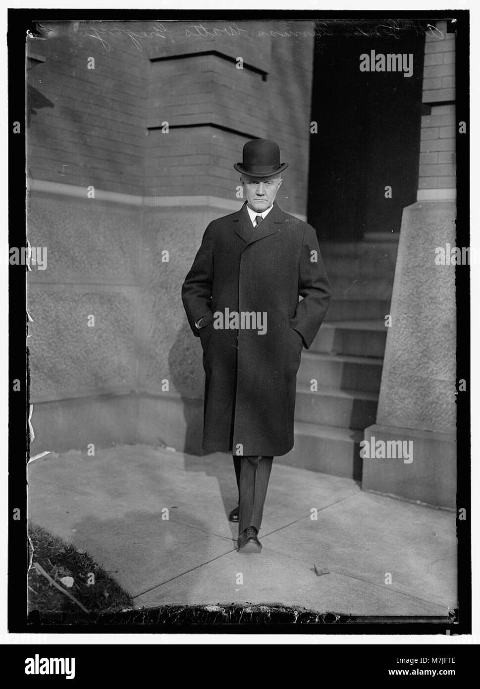 A portrait of Thomas Watt Gregory, who served as the Attorney General ...