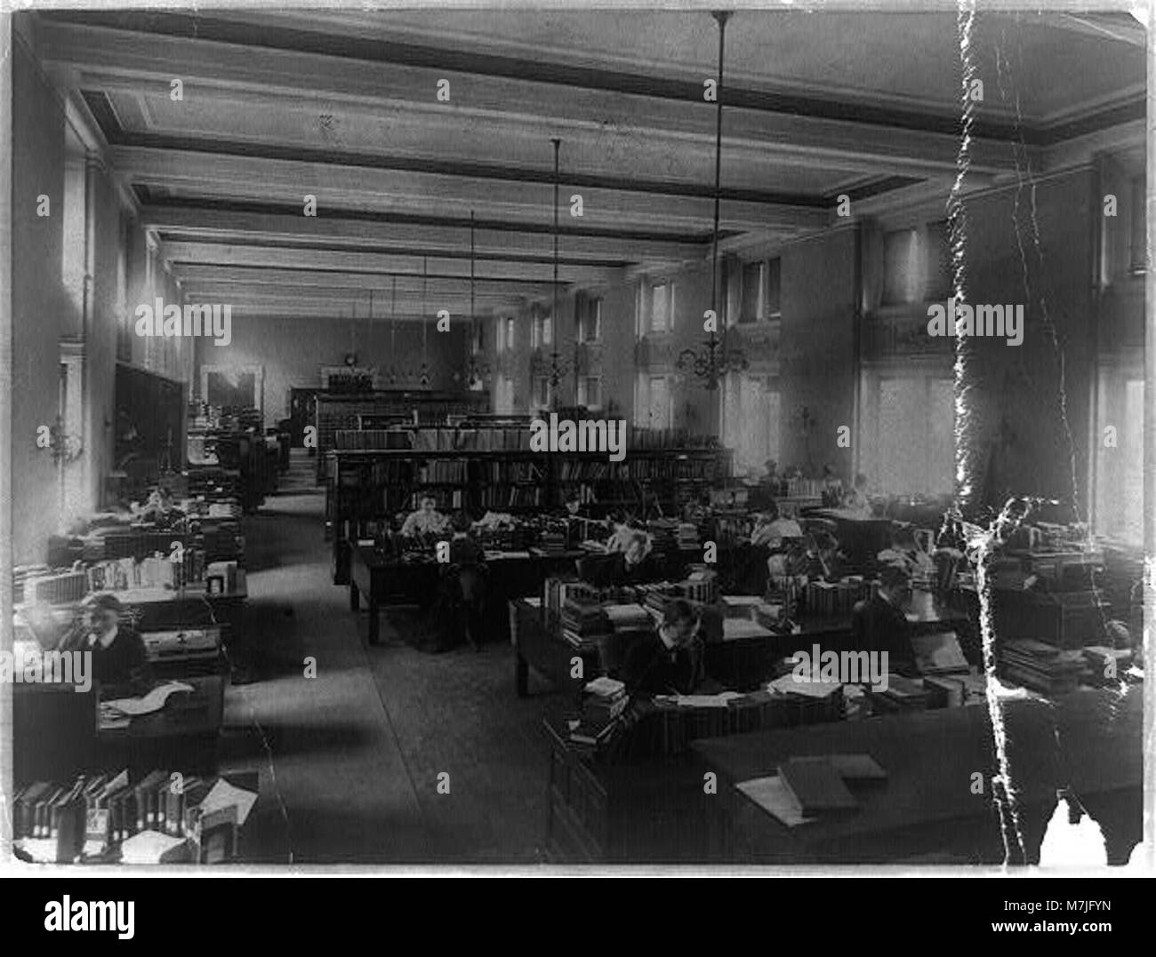 Two large, unidentified offices located in the Jefferson Building of ...