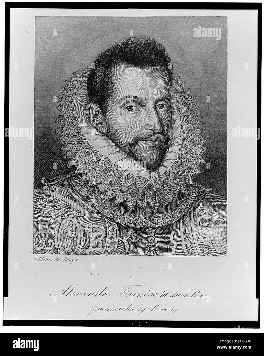 Portrait of Alexandre Farnese, Duke of Parma, Governor of the ...