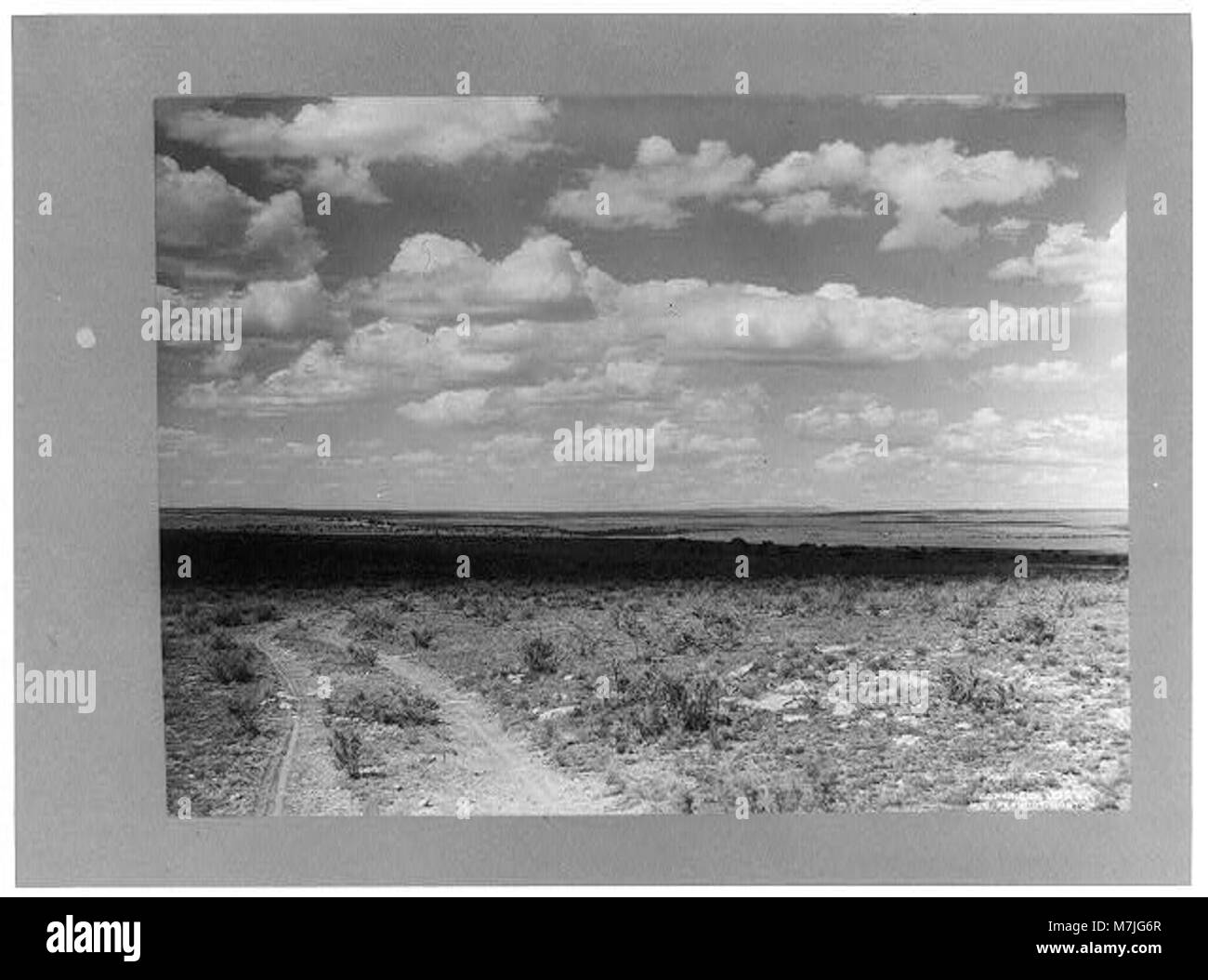 The Powell Plateau in Arizona is depicted in this view from Ash Fork ...
