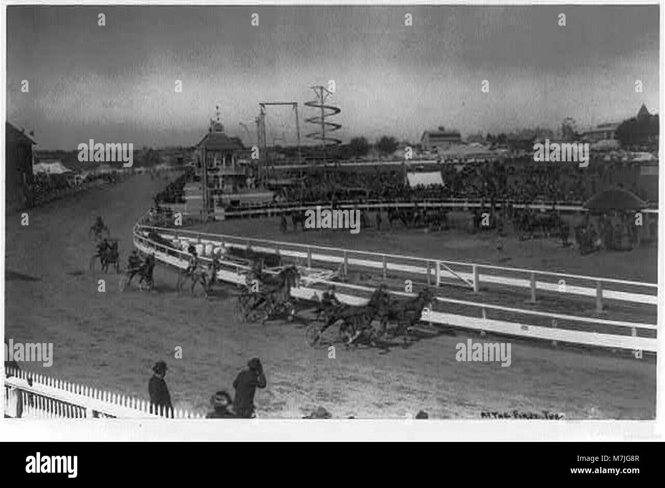 This image shows a moment captured at the first turn, possibly during a ...