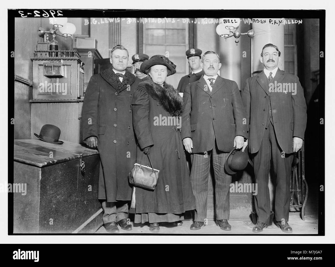 A portrait of key individuals including B.G. Lewis, Dr. Kath. Davis, Dr ...