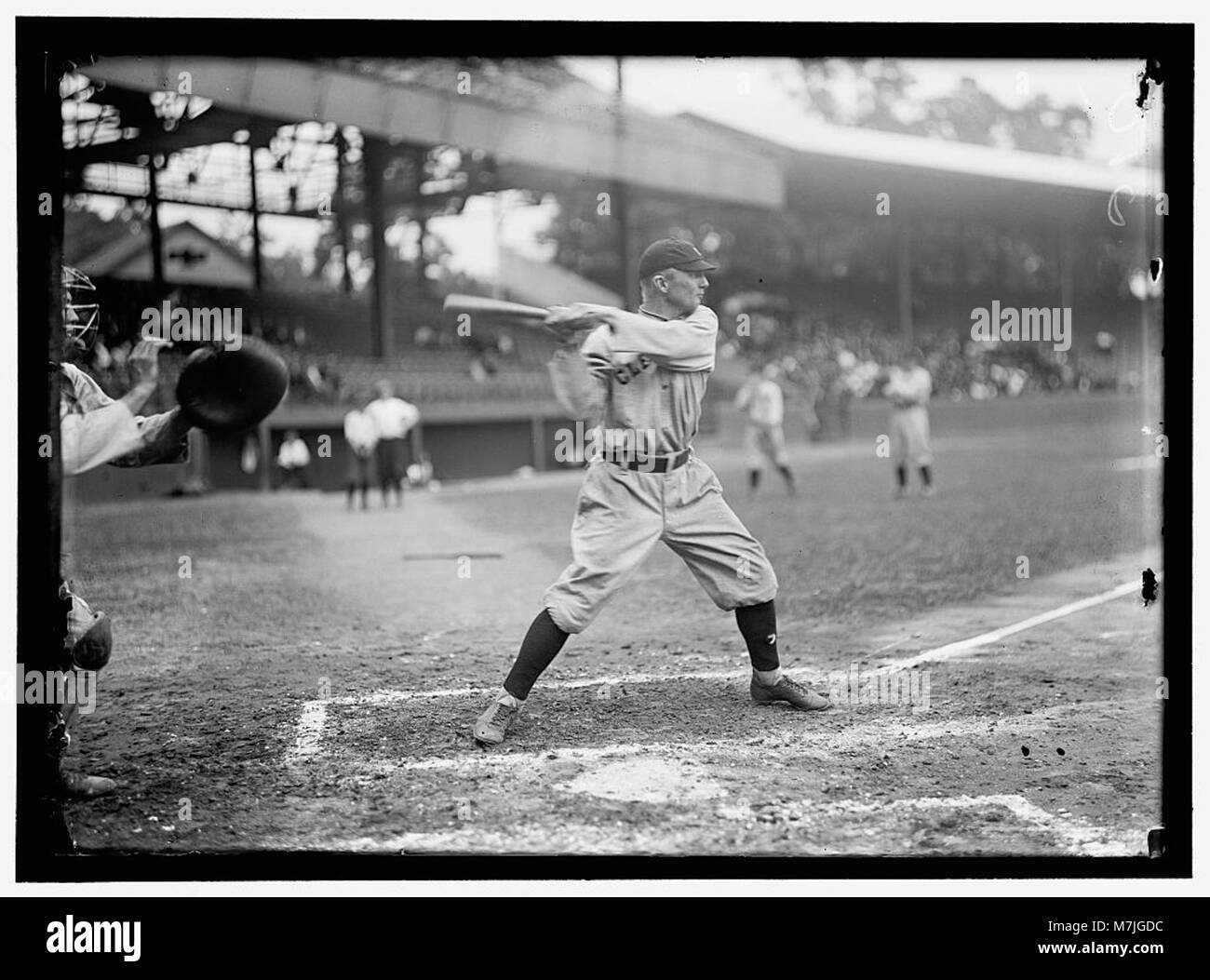 A photograph of professional baseball players from the early 20th ...