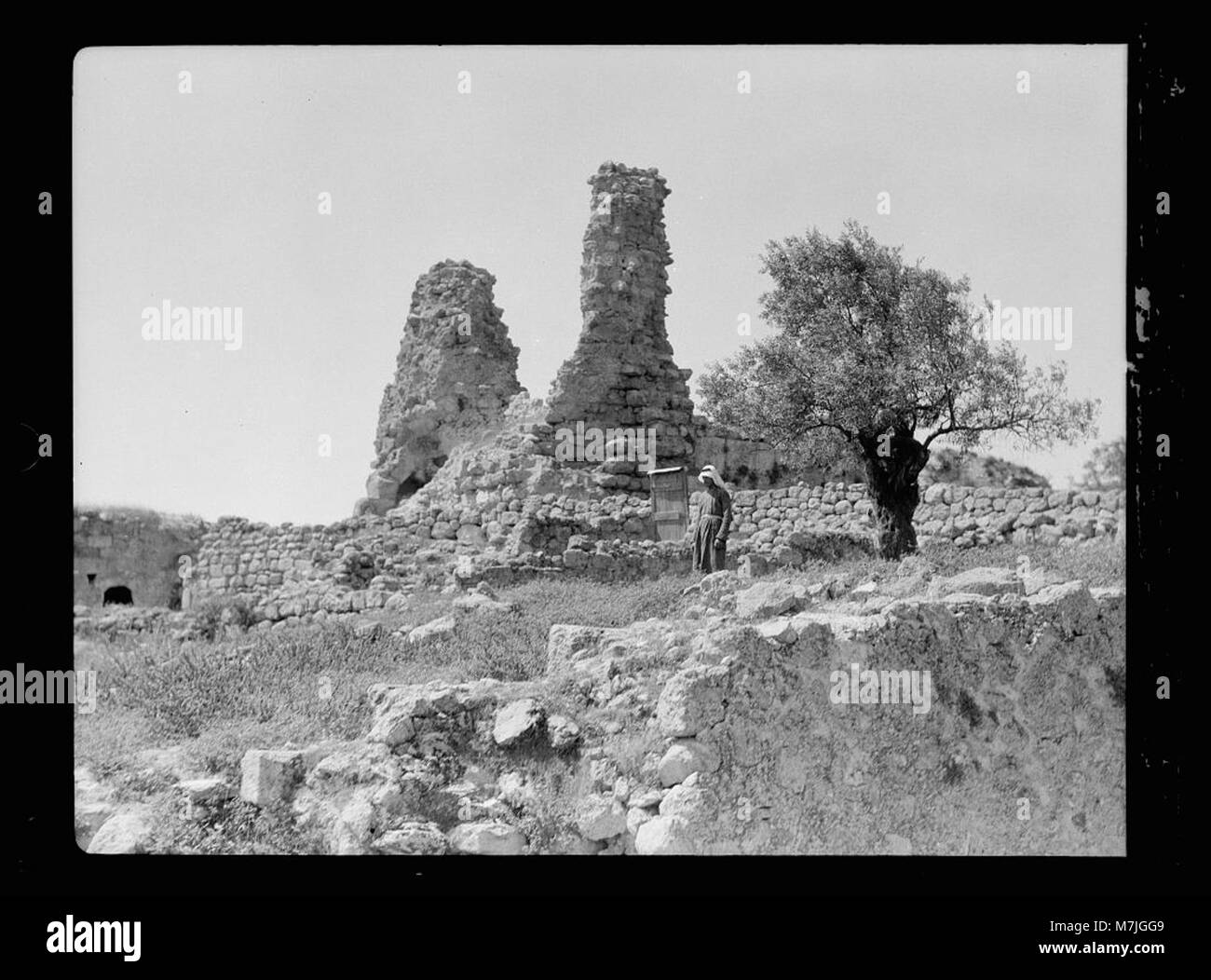 Bethany, an important biblical site, is depicted in this image ...