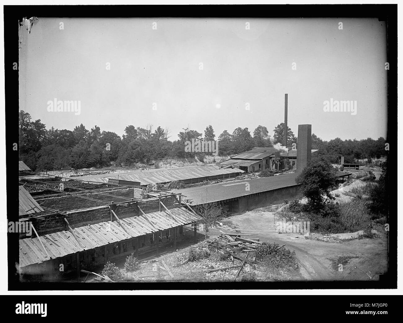 The brick yard located below Mount Vernon was a key site for brick ...