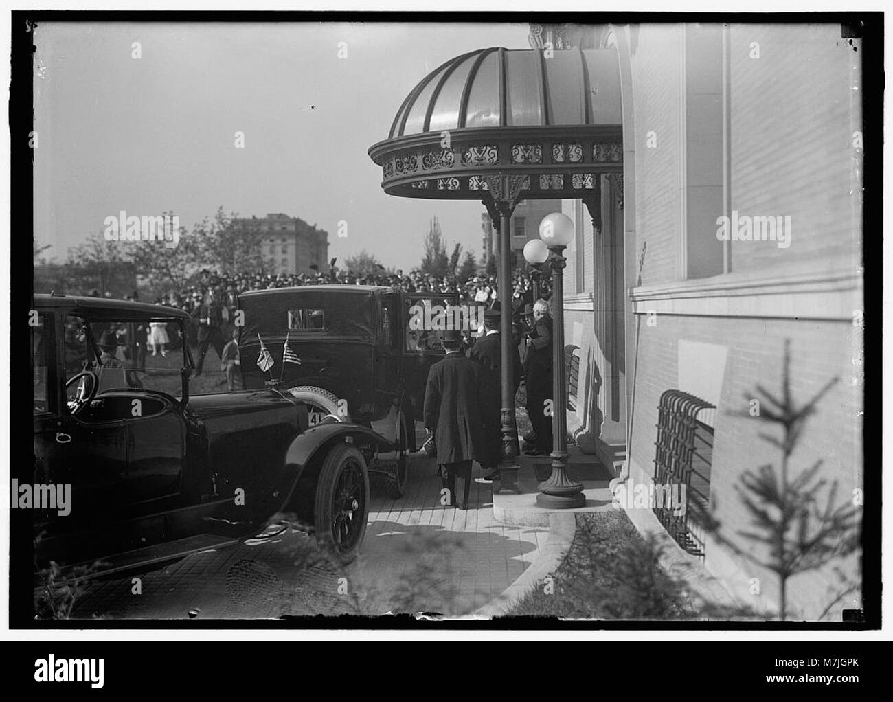 The British Commission to the U.S. arriving at Long Residence is ...