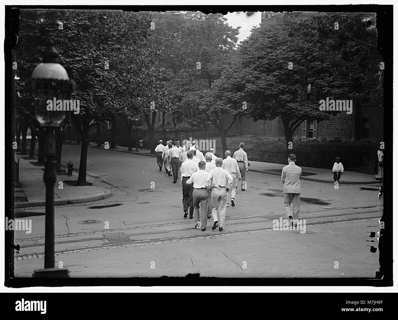A photograph of government officials participating in an exercise ...