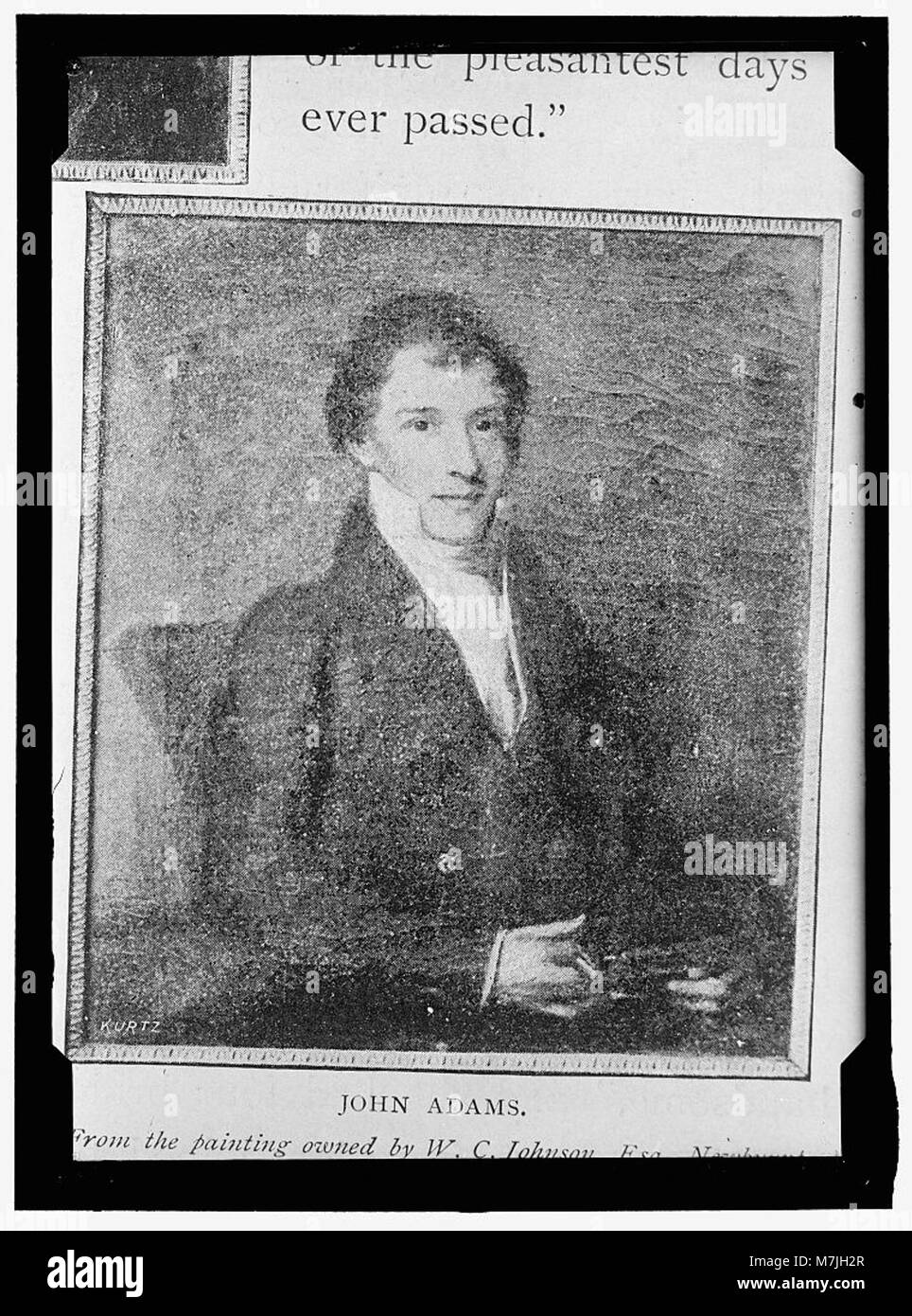 A portrait of John Adams, highlighting his role as a key figure in ...