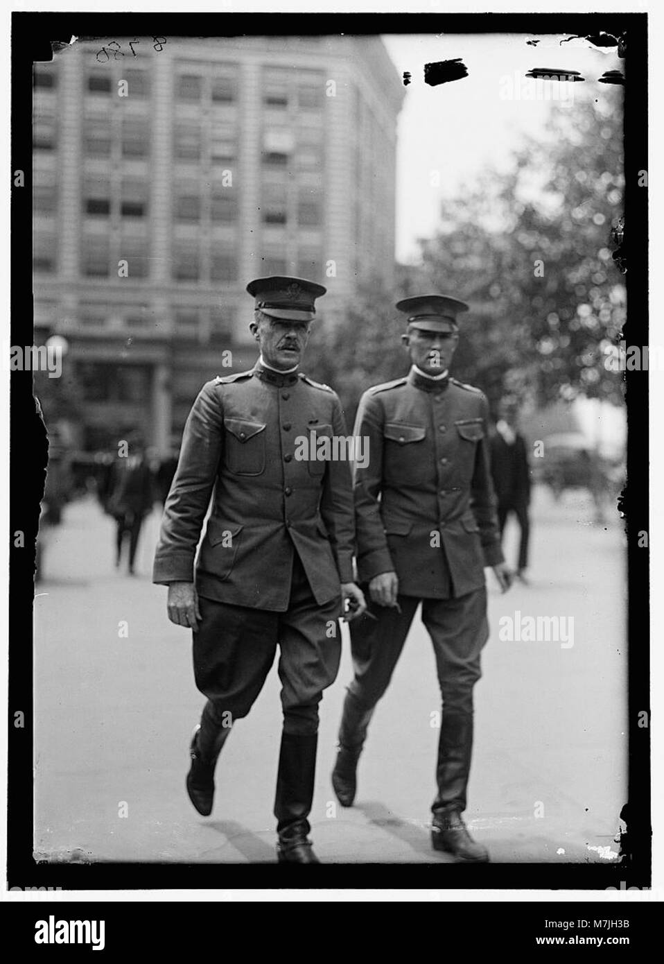 Major General Jesse McIlvaine Carter, U.S.A., is depicted with McGibbs ...
