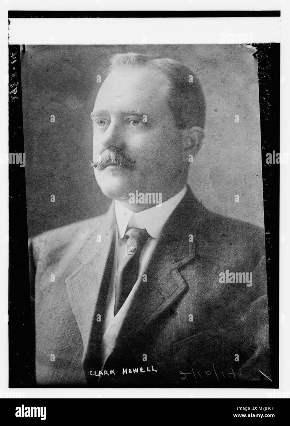 A photograph of Clark Howell, capturing the historical importance of this individual. The image ...