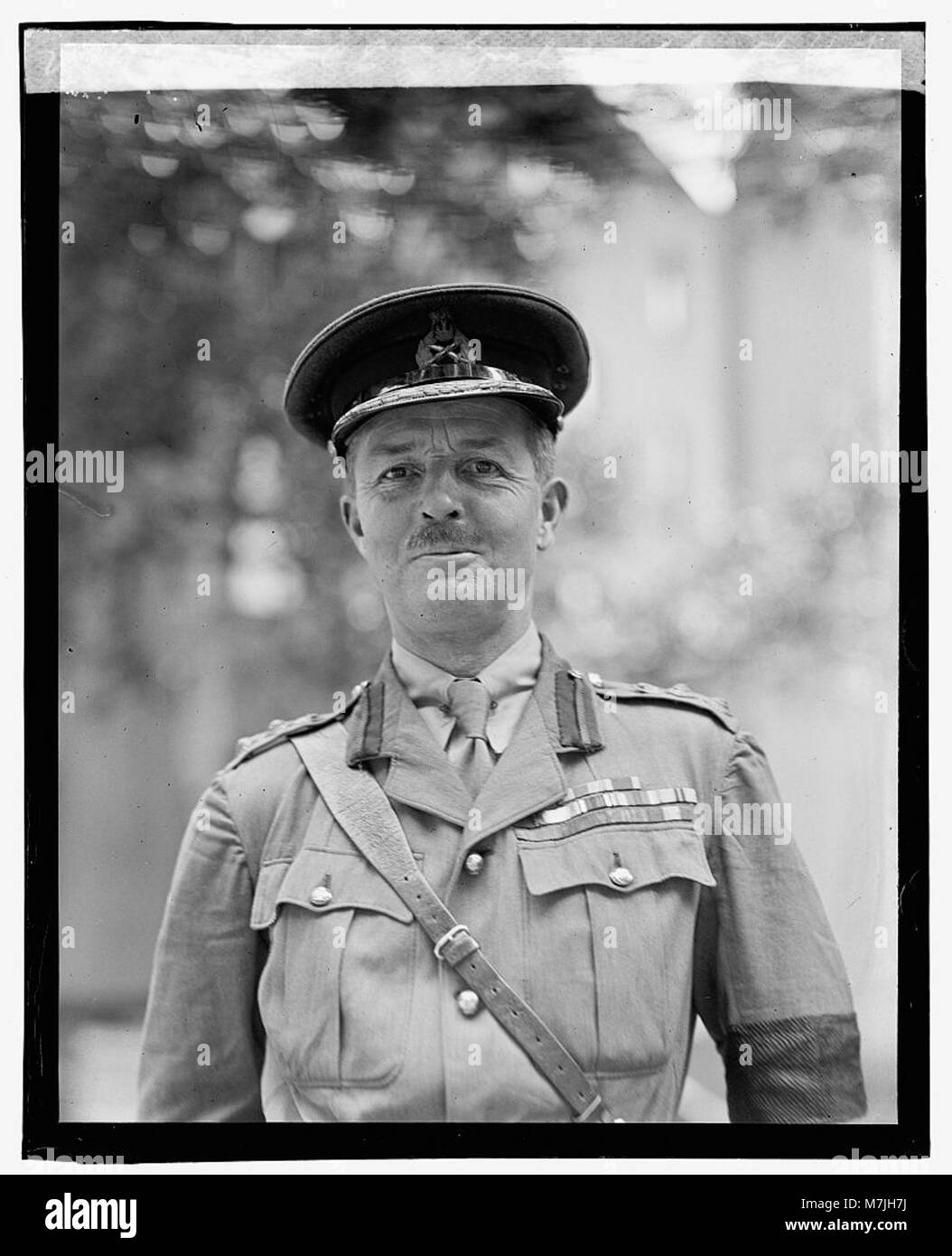 Colonel C.E.C. Graham-Charlton is depicted in this historical ...