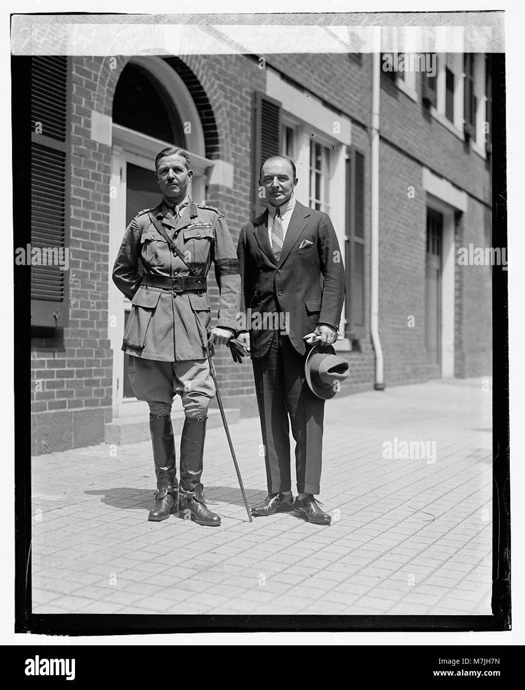 Col. C.E.C. Graham-Charlton and Maj. Gen. H.K. Bethel, photographed on ...