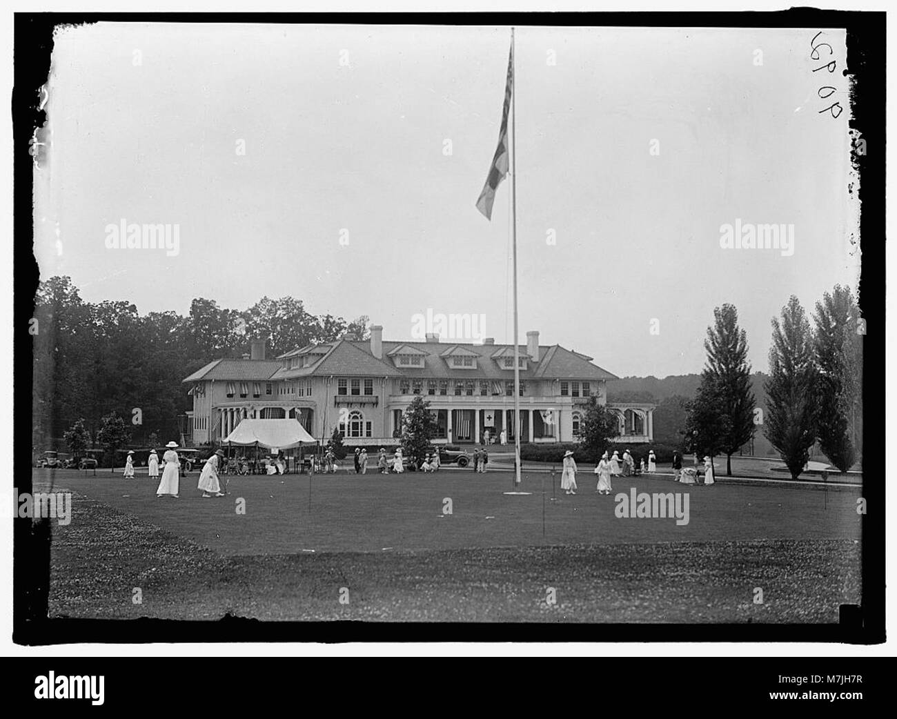 Photograph of the Columbia Country Club clubhouse, a historic venue ...