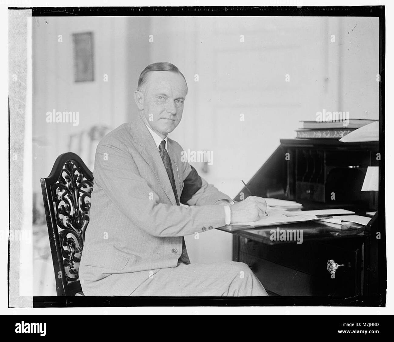 Photograph of Coolidge, likely from the early 20th century, capturing a ...