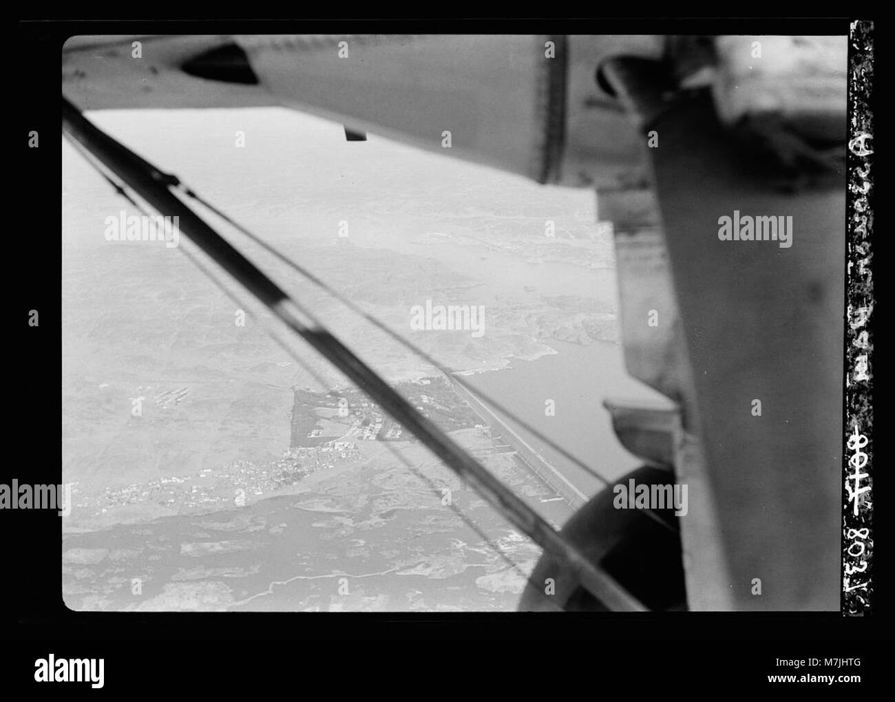 This aerial view shows the southern region of Egypt, including Assuan ...