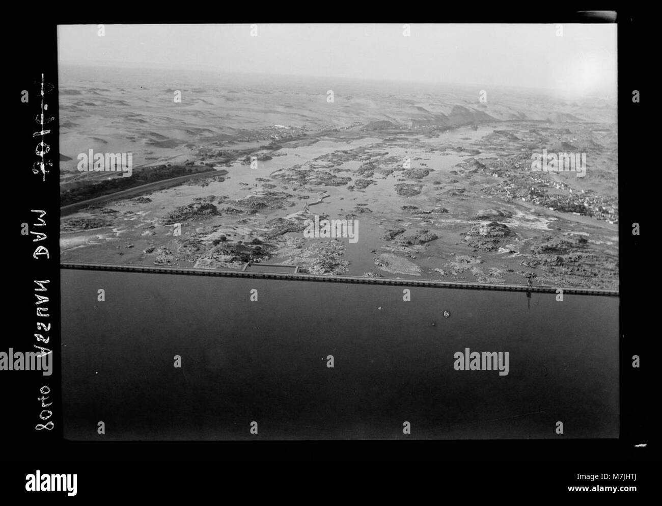 River nile aerial view egypt Black and White Stock Photos & Images - Alamy
