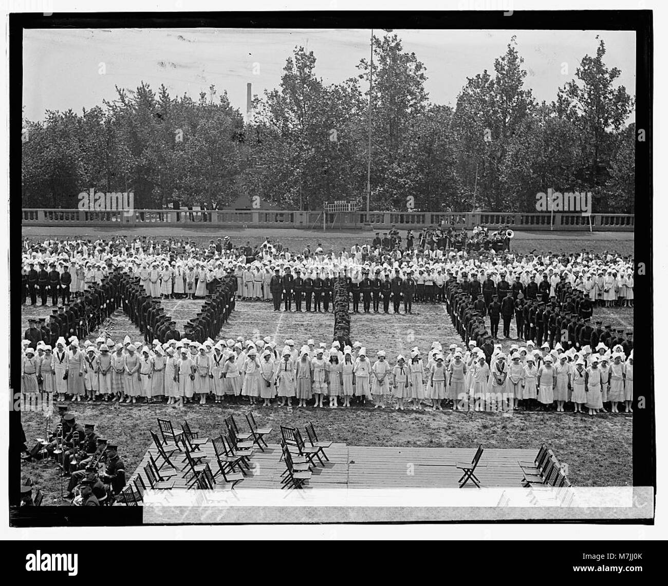 A photograph of a military field formation labeled 'CENTRAL' taken on ...