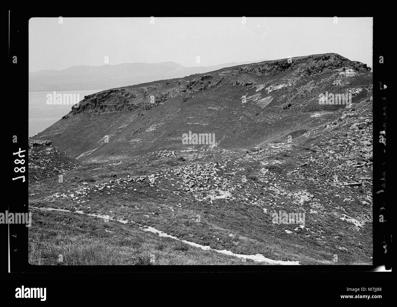 A view of Gamala (Kal'at el-Huson) located east of the Sea of Galilee ...